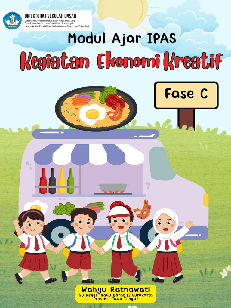 Modul Ajar Ilmu Pengetahuan Alam Dan Sosial (IPAS) - Kegiatan Ekonomi Kreatif - Fase C | PDF