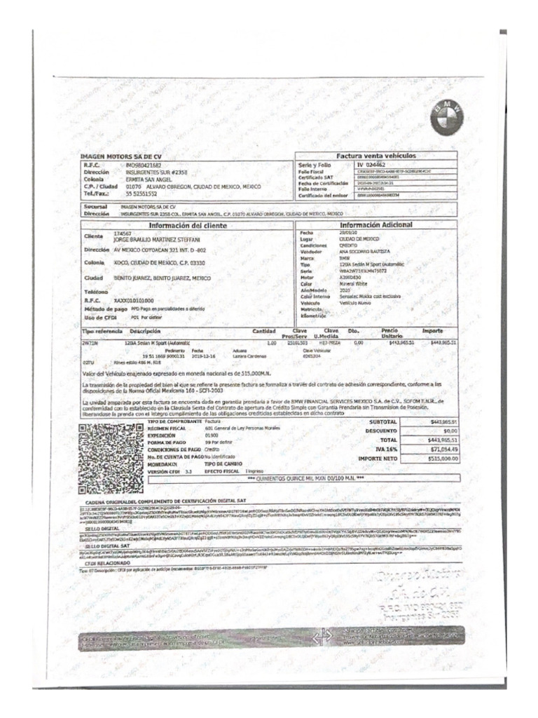 Imagen Motors Sa de CV | PDF
