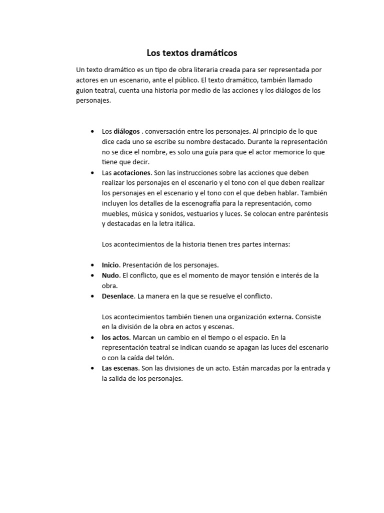 Introducción al Texto Dramático | PDF | Arte | Ficción general