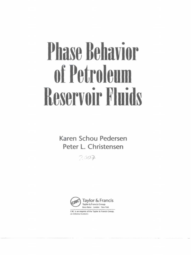 2-Phase Behavior of Petroleum Reservoir Fluids | PDF | Viscosity | Quantity