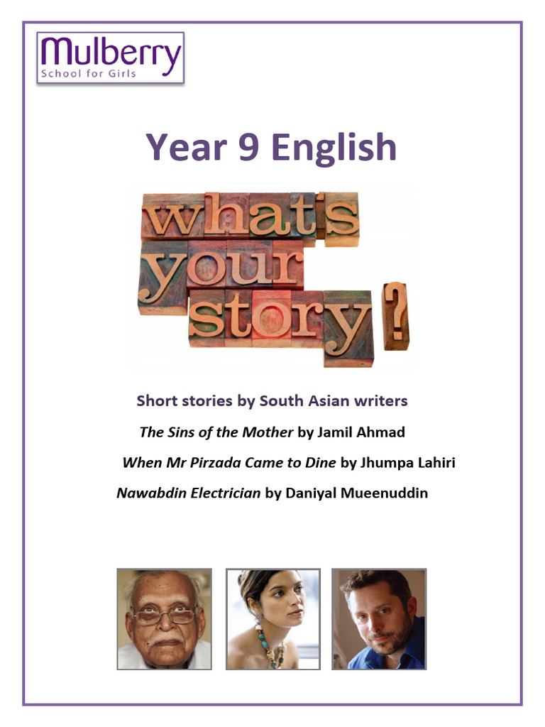 South Asian Writers - Short Stories Front Sheet | PDF