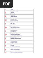 Acronyms TOYOTA PDF | PDF | Vehicle Technology | Electrical Engineering