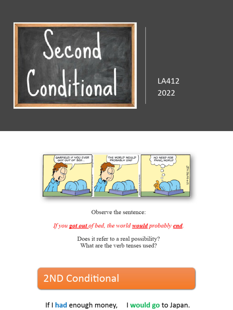 Second Conditional | PDF | Linguistic Typology | Languages