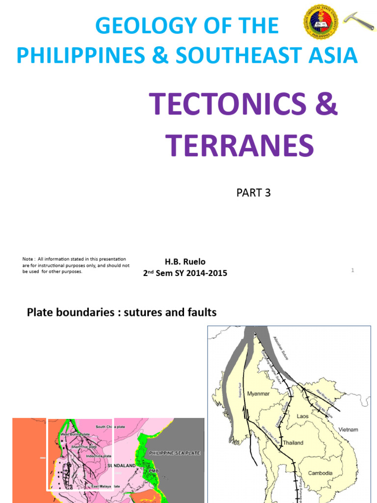 Phils & SEA - Tectonics & Terranes 3 | PDF | Stratigraphy | Earth Sciences
