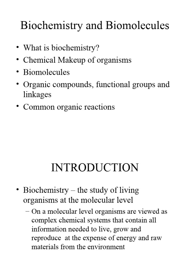Biochemistry and Biomolecules | PDF | Biomolecules | Amine