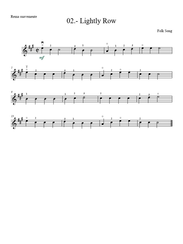 02 Remando Suavemente | PDF