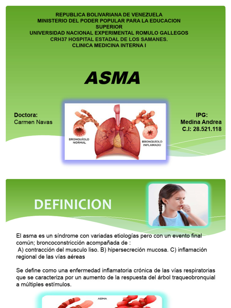 Definición y Clasificación del Asma | PDF | Asma | Alergia