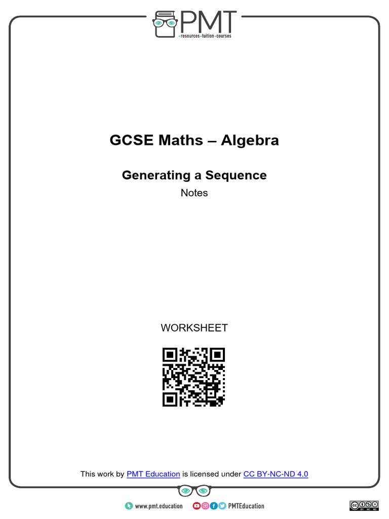 A. Generating A Sequence | PDF | Numbers | Sequence A. Generating A Sequence | PDF | Numbers | Sequence