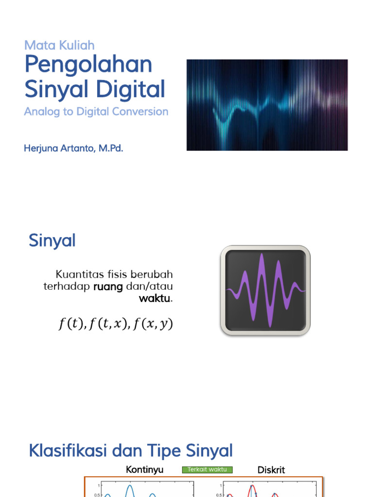 Pengolahan Sinyal Digital - ADC | PDF