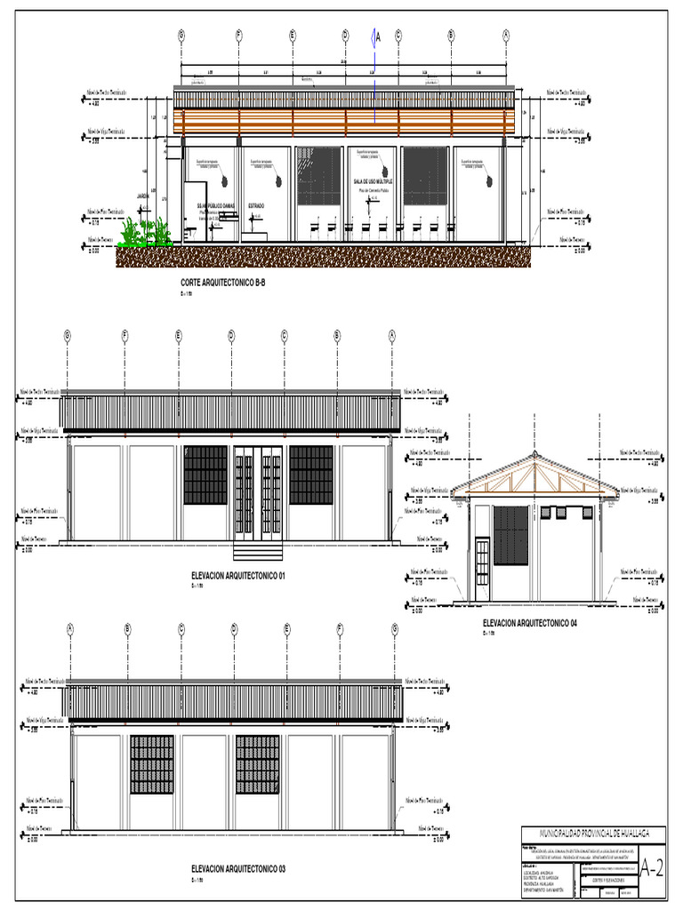 1.-Arquitectura - Ahuihua-2.-Arq-A1 | PDF
