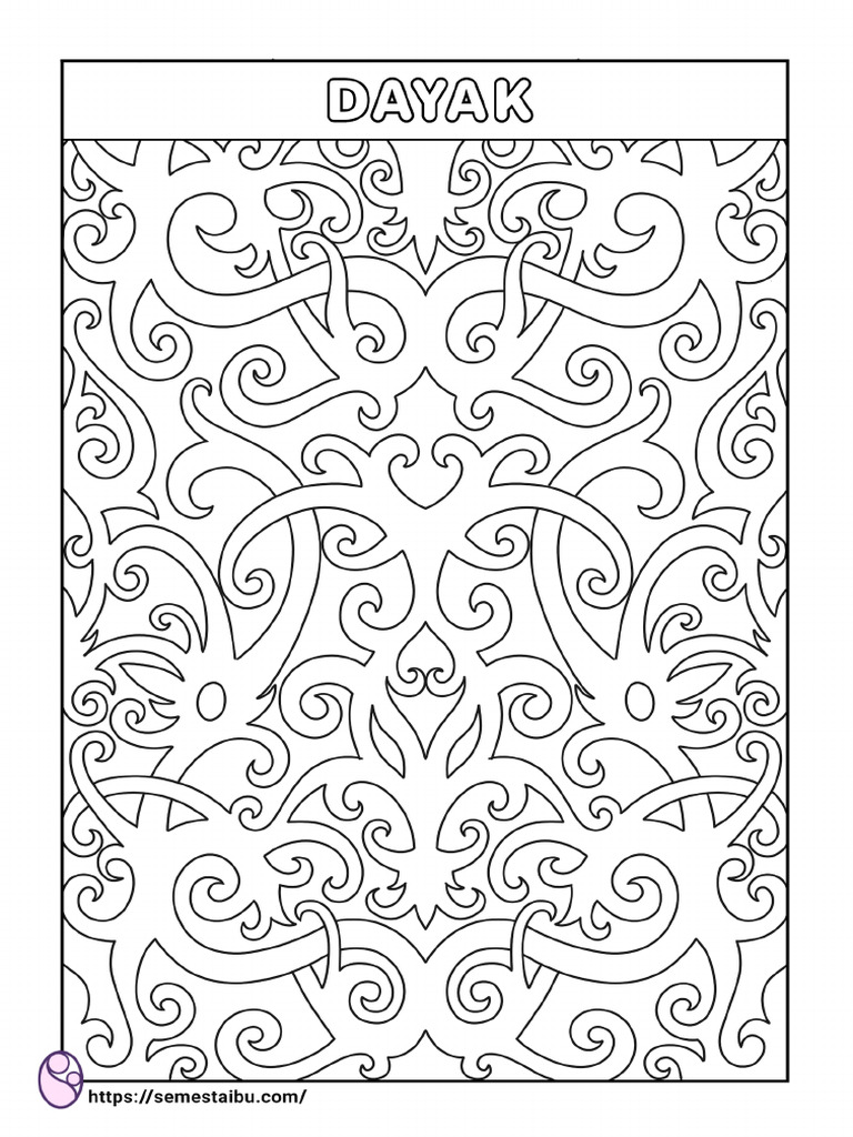 Motif Batik Dayak - Semestaibu | PDF