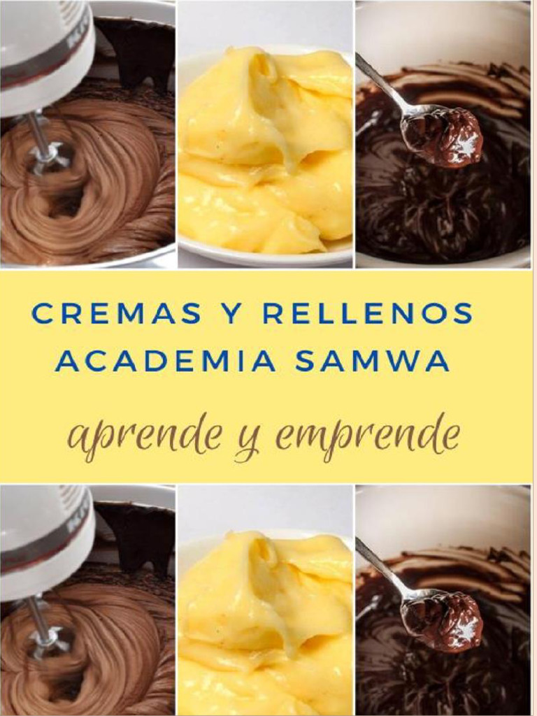 Guia Cremas y Rellenos | PDF | Chocolate | Crema