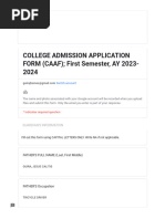 Parent Declaration Form | PDF