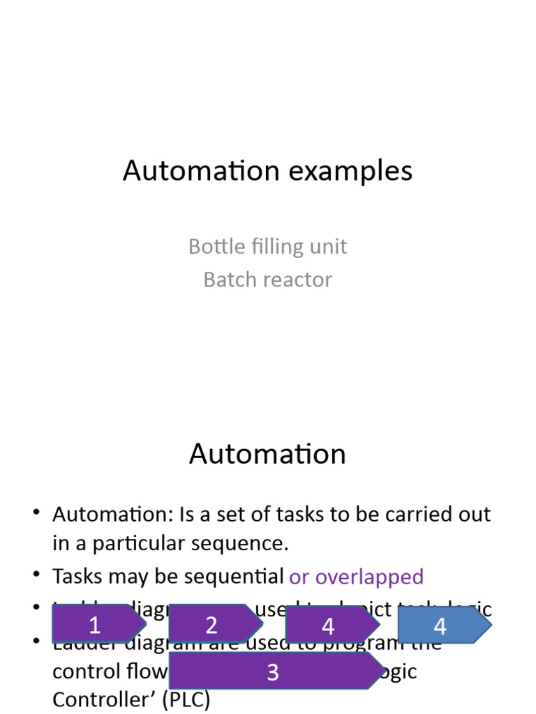 Automation Example | PDF | Automation | Relay Automation Example | PDF | Automation | Relay