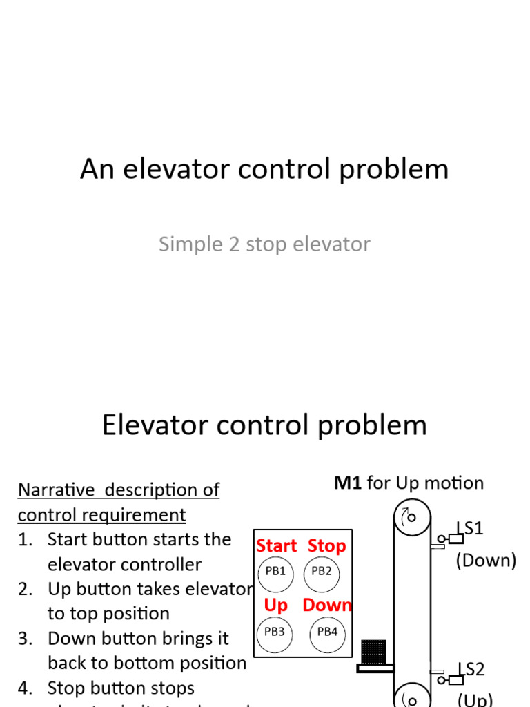 An Elevator Problem Pdf Elevator Transport