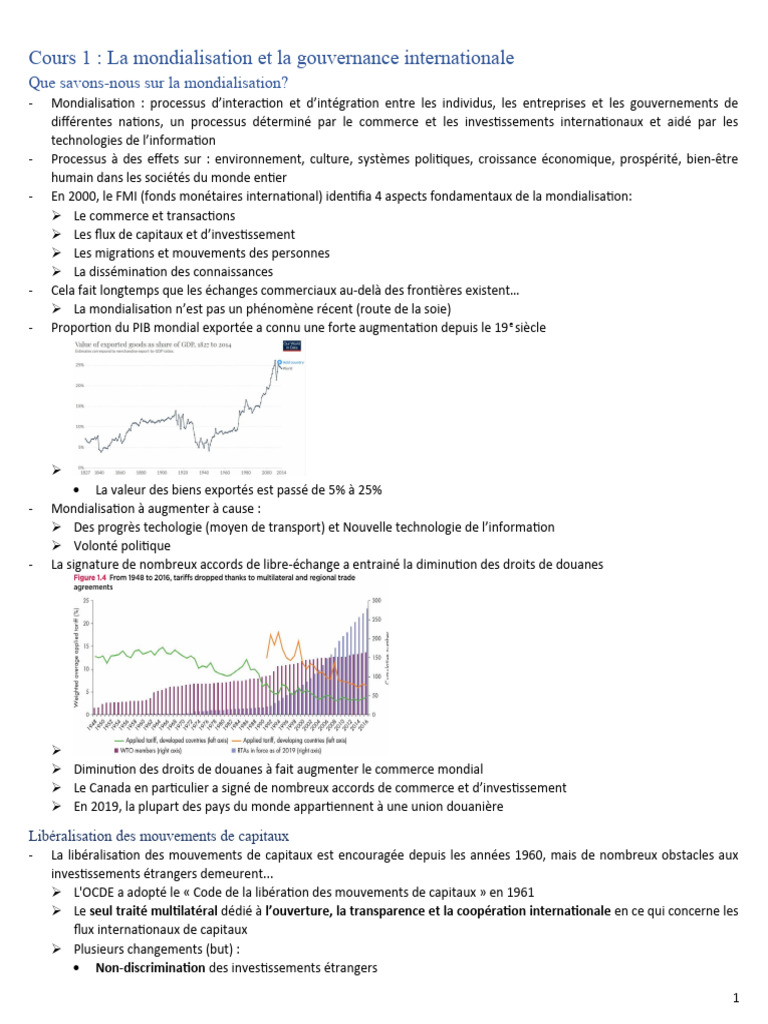Résumé | PDF | Globalisation | Business