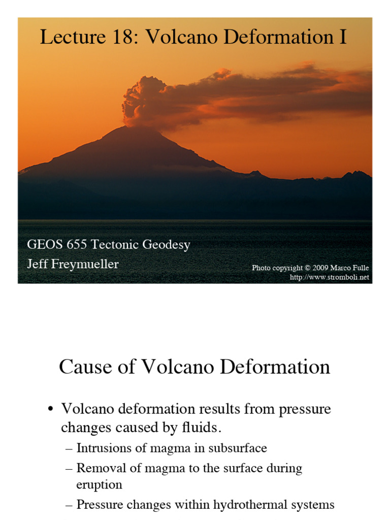 Lecture18 Volcano1 | PDF | Pressure | Volcano