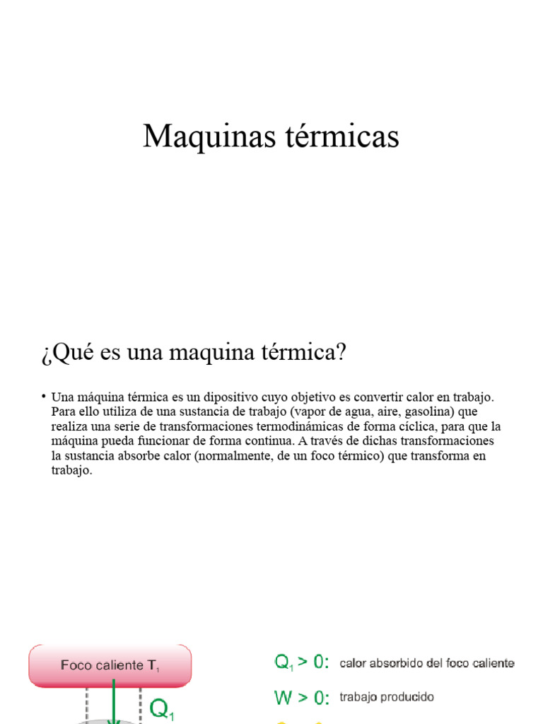 Maquinas Térmicas | PDF | Motores | Calor
