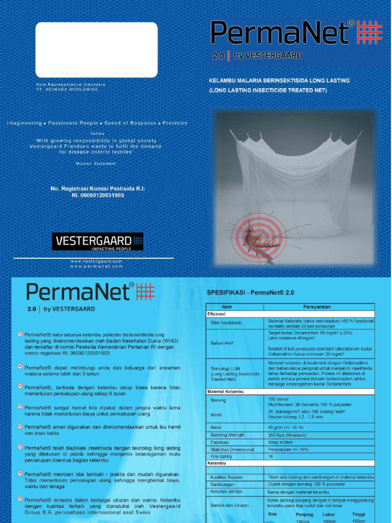 Brosur Kelambu Permanet 2.0-180LR | PDF