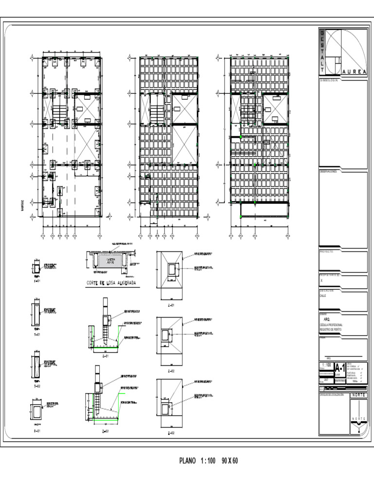 Plano Losa y Cimentacion | PDF