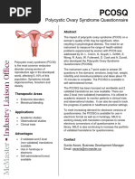 PCOS Quality of Life Questionnaire | PDF | Polycystic Ovary Syndrome ...