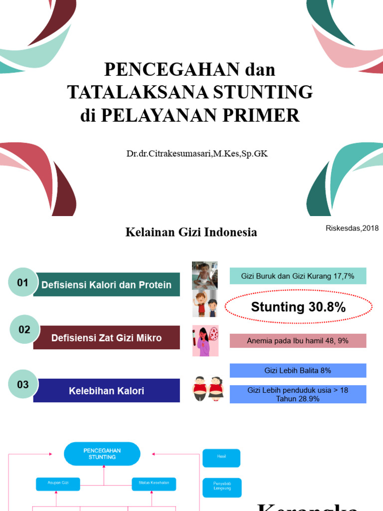 Dr. Citra SP - GK Pencegahan Dan Tatalaksana Stunting KCS Fiks | PDF