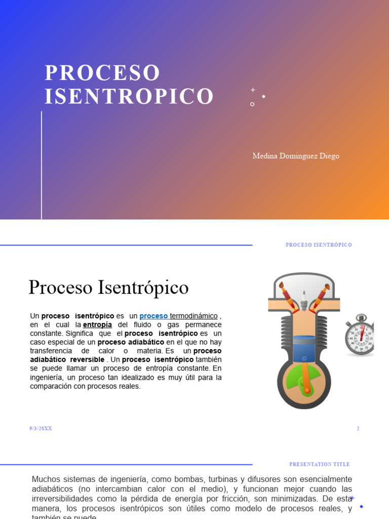 Proceso Isentropico | PDF