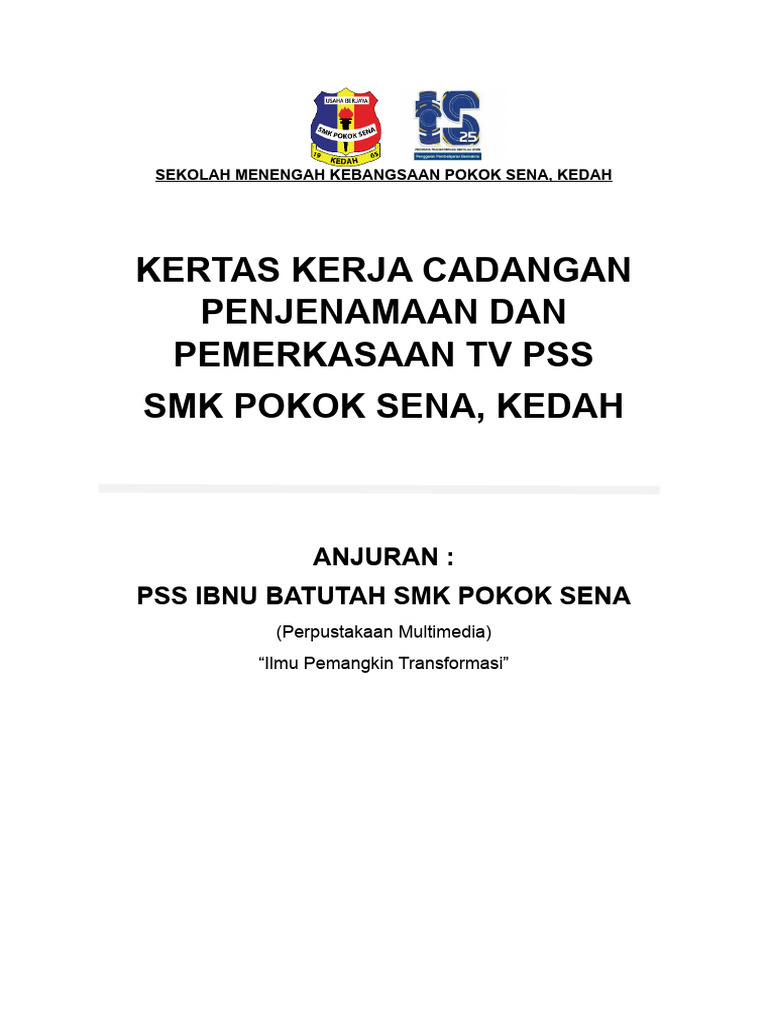 Kertas Kerja TV PSS 2023 | PDF