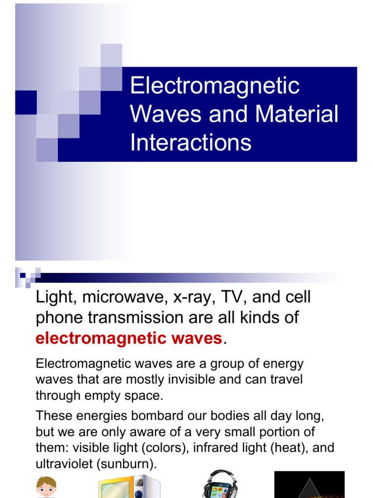 Electromagnetic Waves | PDF | Electromagnetic Radiation | Light