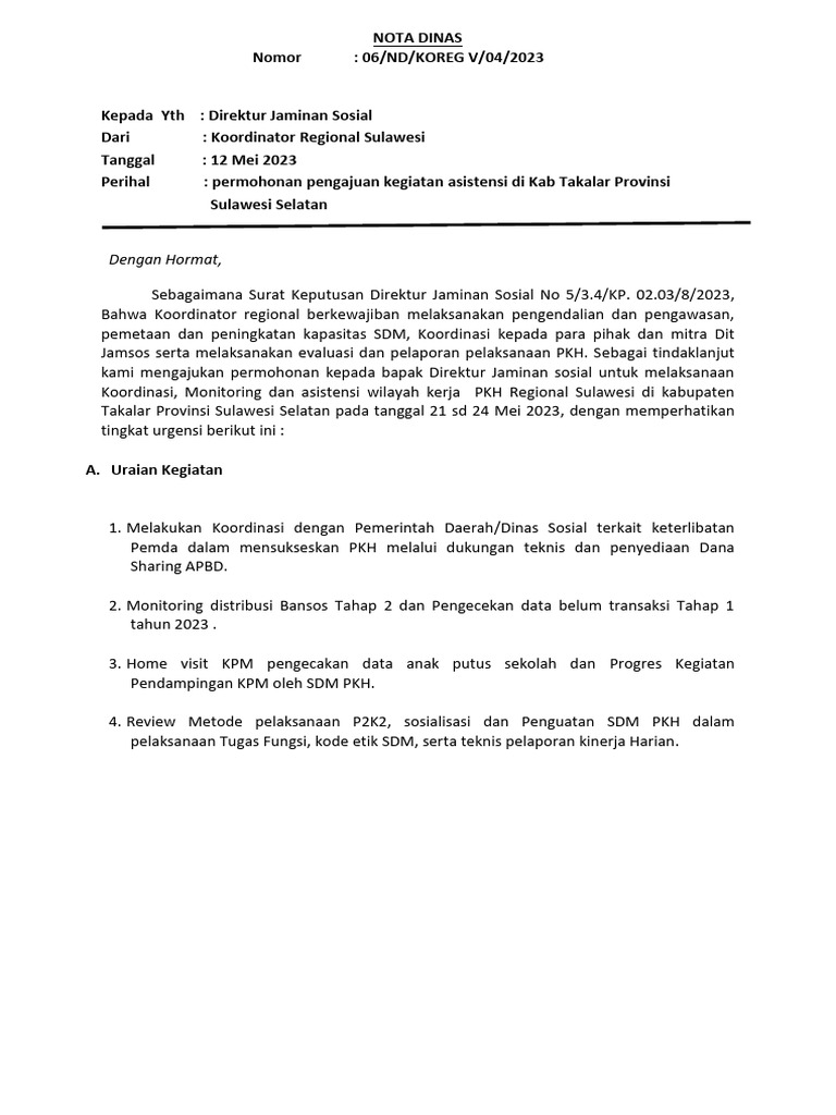 Nodin Koreg Mei 2023 | PDF