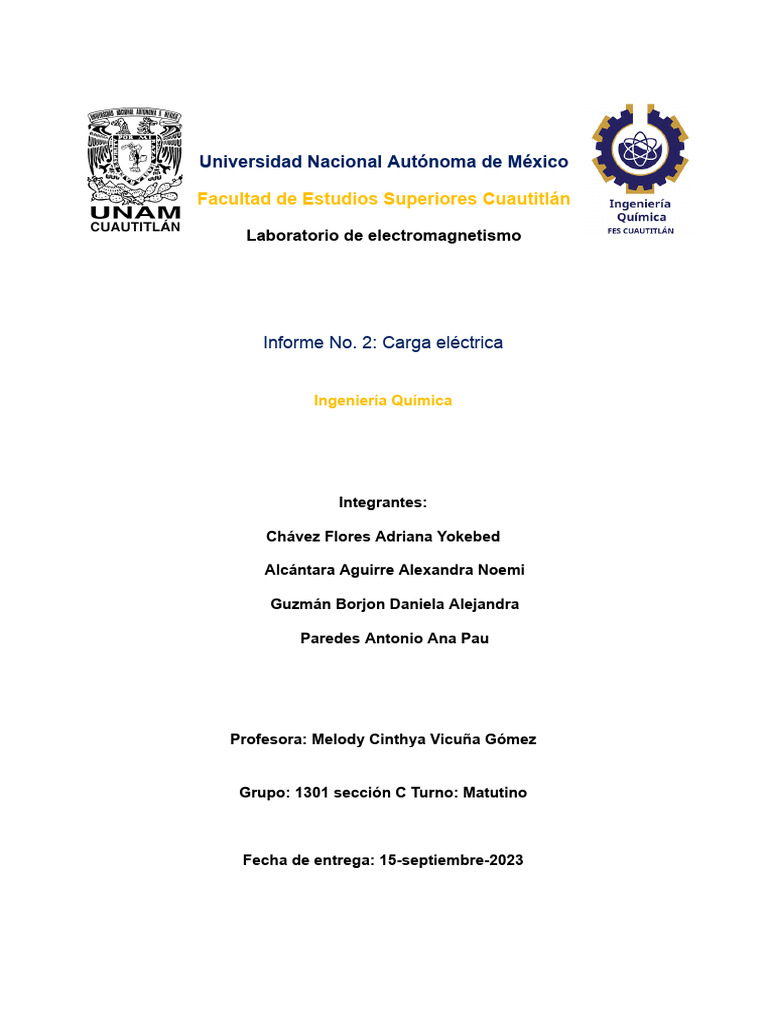 Practica 2 Electro | PDF | Electricidad | Electrostática