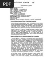 Semana 16 Forense, Informe Pericial Jefrey Dahmer, Listo | PDF | Conceptos psicologicos | Sicología