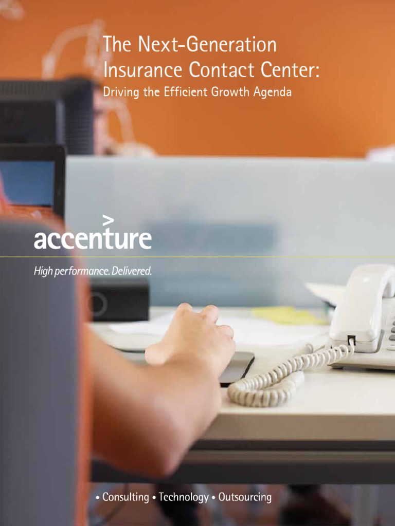 Next Generation Insurance Contact Center Final | PDF | Call Centre ...