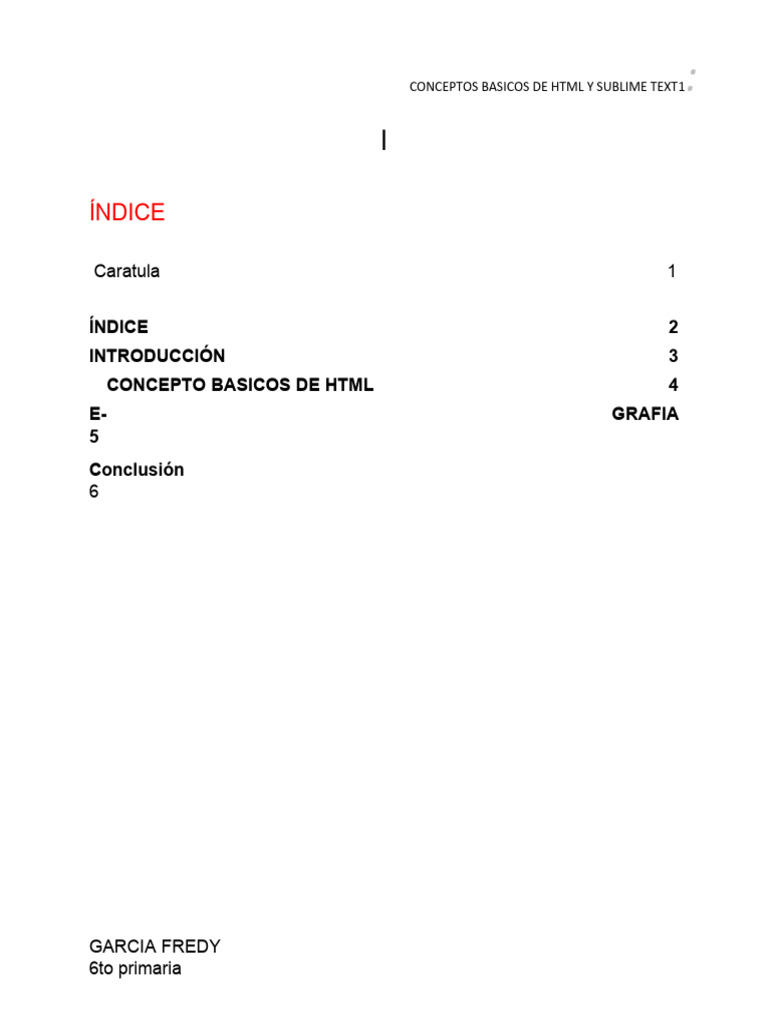 Conceptos Basicos de HTML Ide Sublime Text | PDF