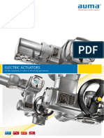 Auma Actuator Catalogue | PDF | Switch | Electric Motor