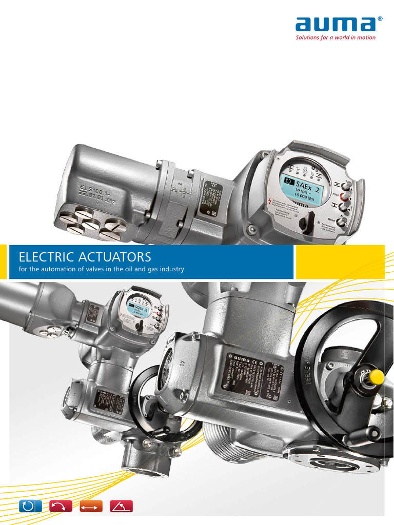 PB - Modular - Range - Oil - Gas - en AUMA | PDF | Actuator | Valve