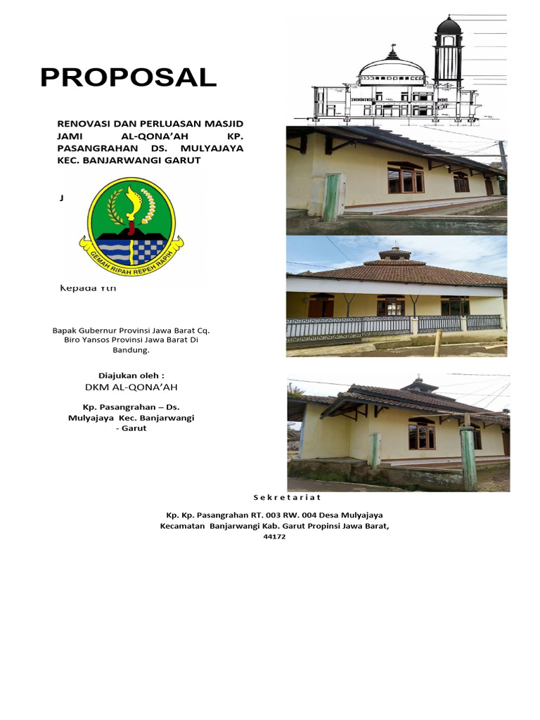 PROPOSAL Masjid Nurul Falah | PDF