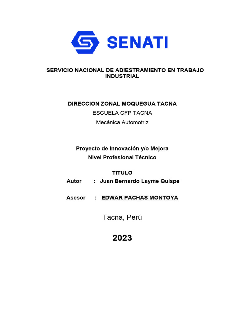 MODELO GENERAL Layme Guia | PDF | Business | Innovación