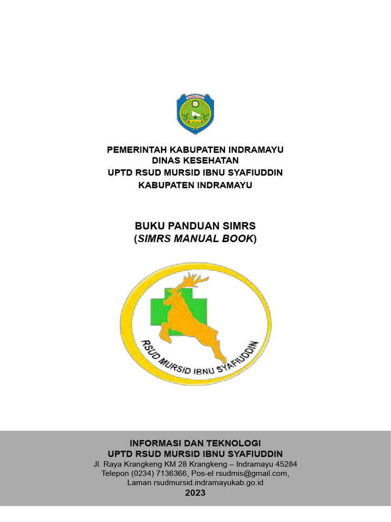 Mrmik Standart 1 Ep 1 Buku Panduan Simrs (Simrs Manual Book) | PDF