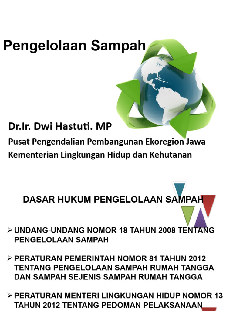 Pengelolaan Sampah | PDF