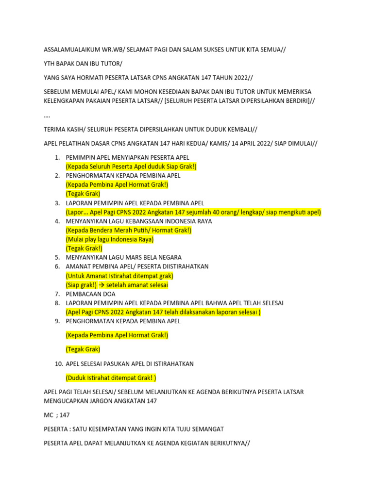 Script MC Apel | PDF