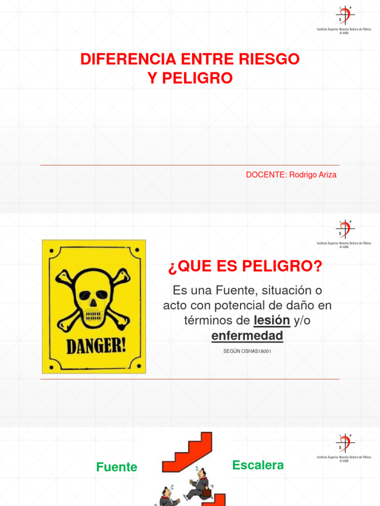 Unidad 2 - Riesgo y Peligro | Descargar gratis PDF | Riesgo | La seguridad