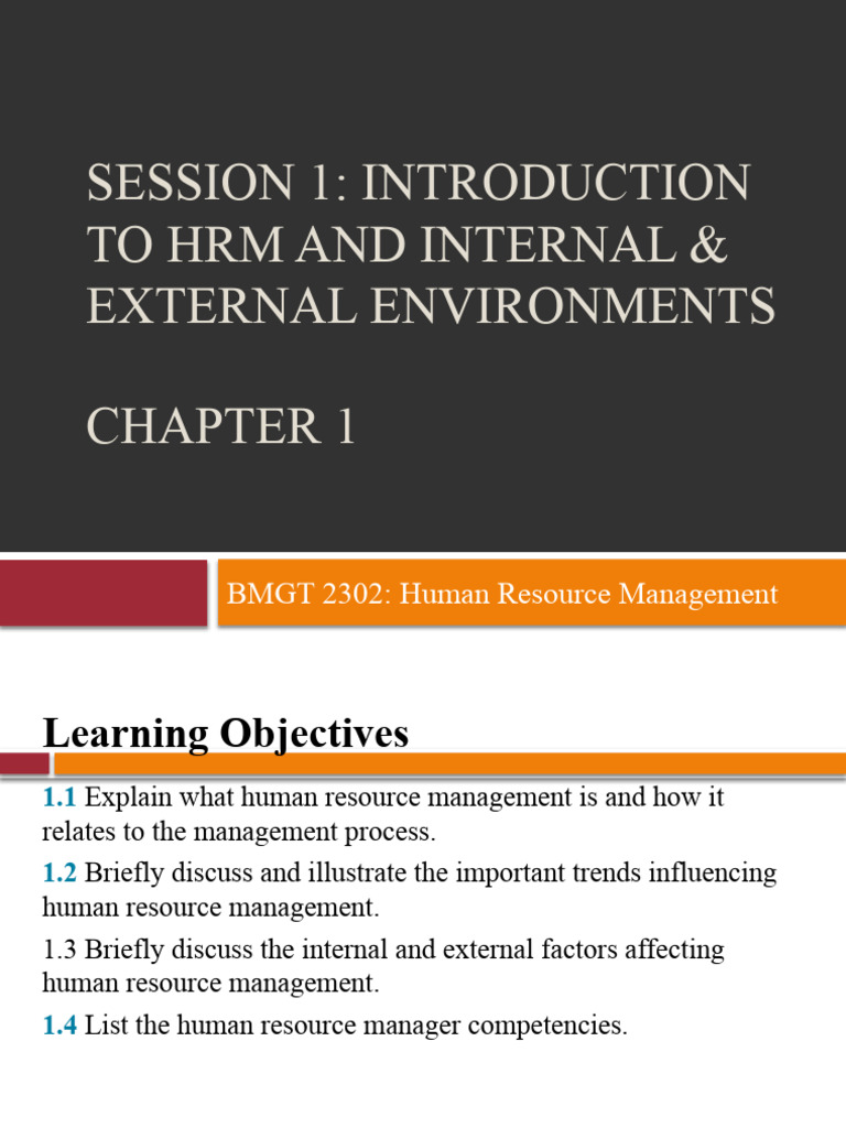 Factors Influencing HRM Practices | PDF | Human Resource Management ...