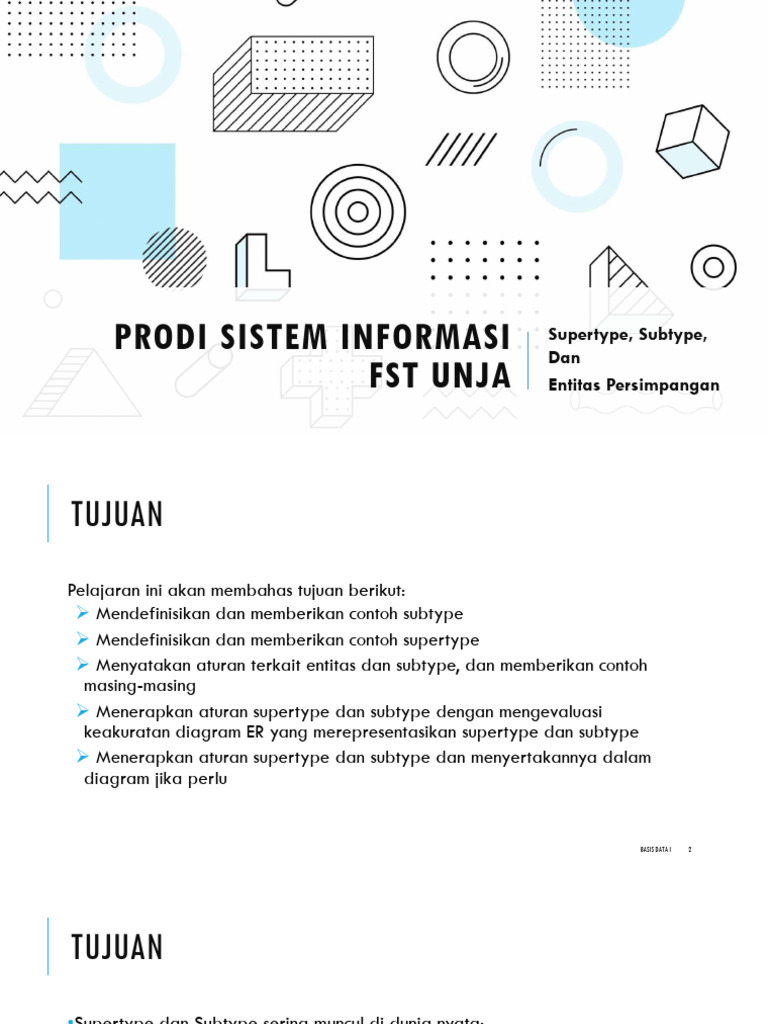 Hubungan Supertype dan Subtype ERD | PDF