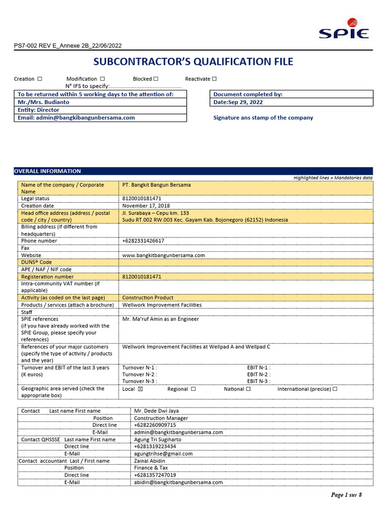 SOGS GEN - PS7 002 - A2B - Qualification Form SUB - 2022-06-22 | PDF ...