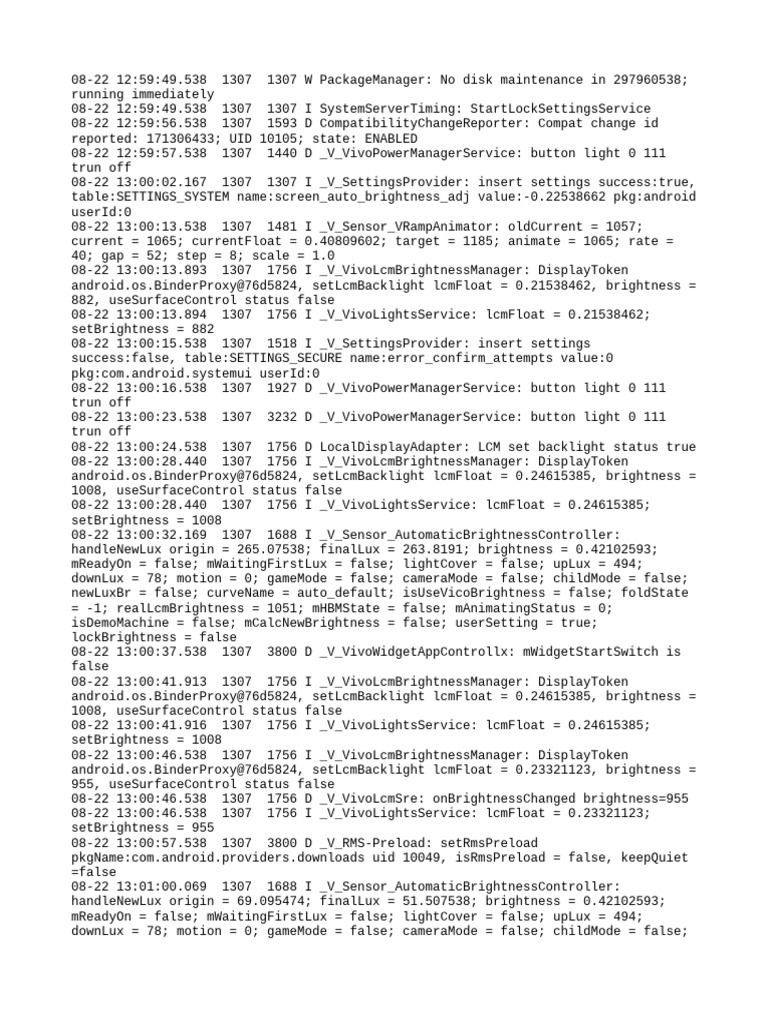 Log | PDF | System Software | Computing