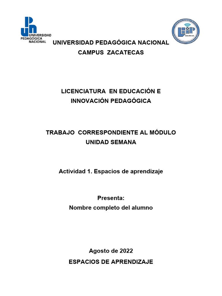 Portada para los trabajos de la LEIP | PDF