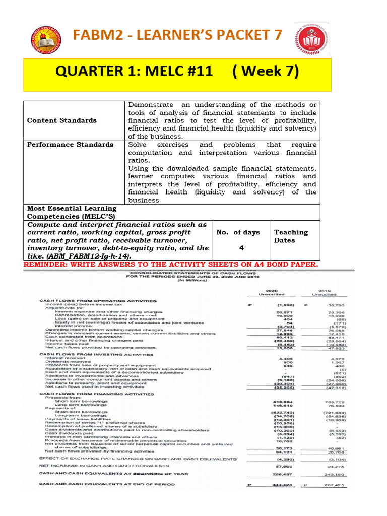 FABM2 Wk7 | PDF | Revenue | Equity (Finance)