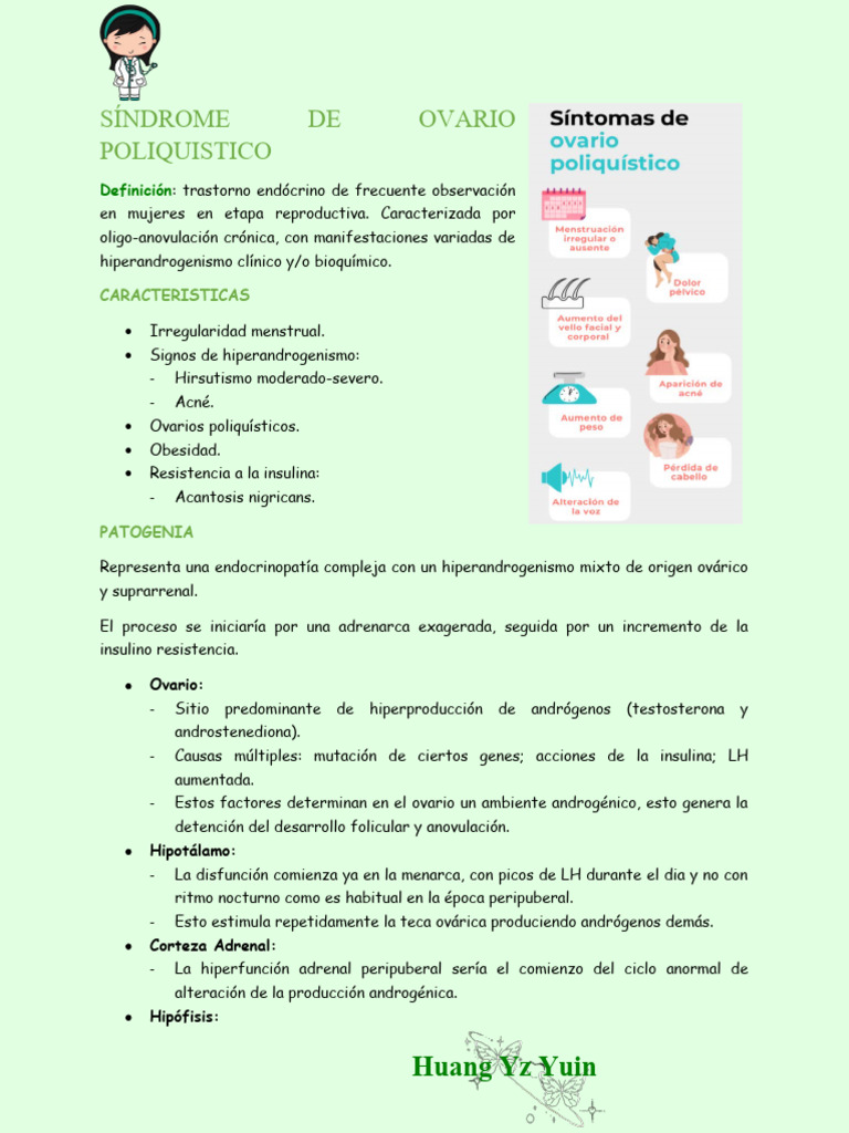 Síndrome de Ovario Poliquistico | PDF | Sindrome de Ovario poliquistico | Ovario
