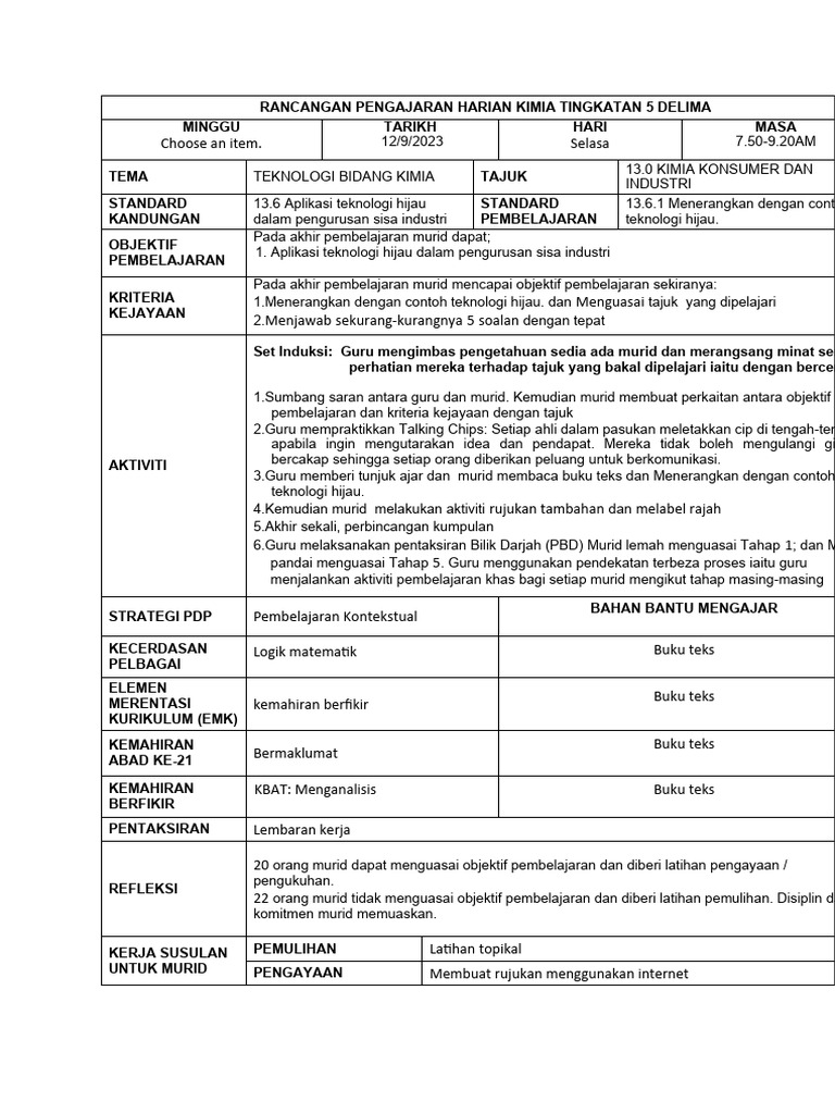 RPH 12 September 2023 | PDF